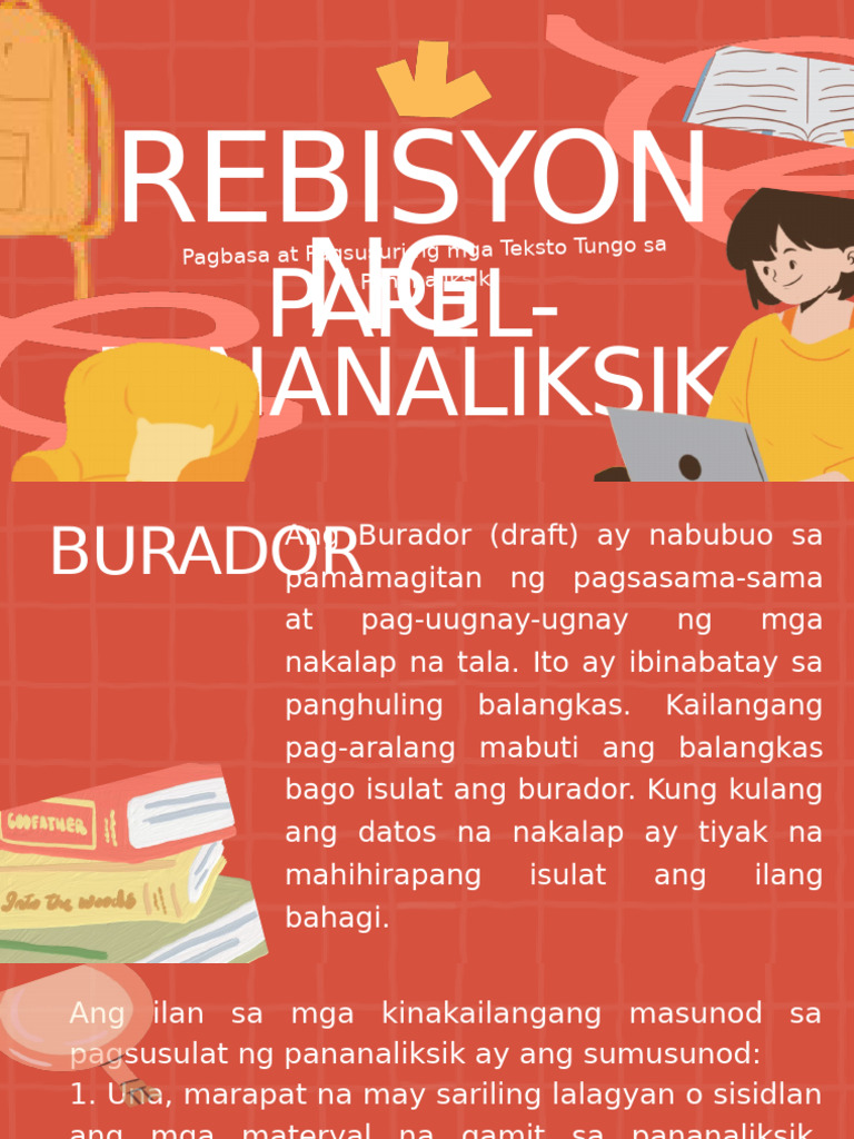 Rebisyon NG Pananaliksik | PDF