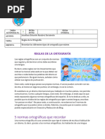 Reglas ortográficas: mb, mp, nv y nf | PDF