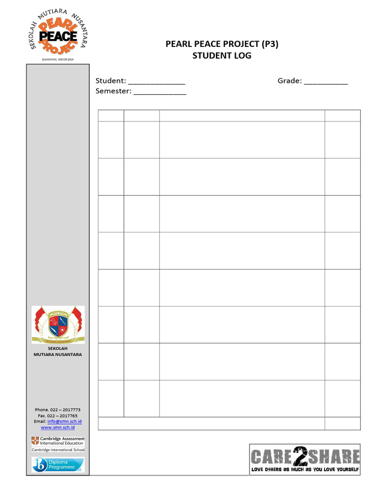 Student Log 17an | PDF