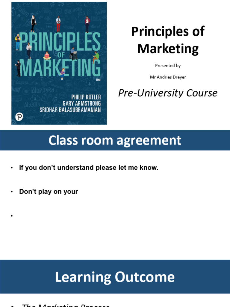 Marketing Principles and Strategies Overview | PDF | Marketing | Brand