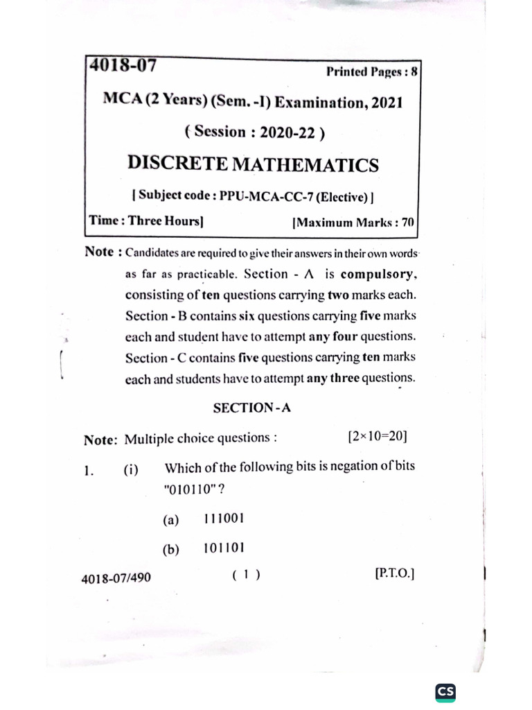 Maths Pyq 2021 | PDF