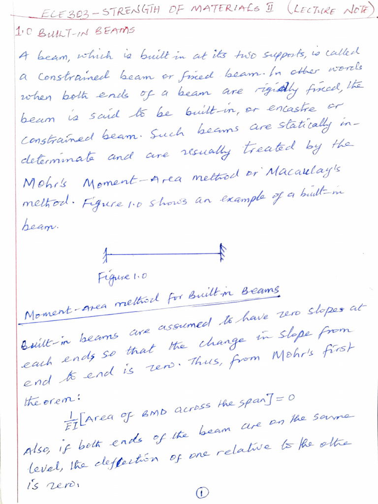ECE 303 Strength of Materials II | PDF