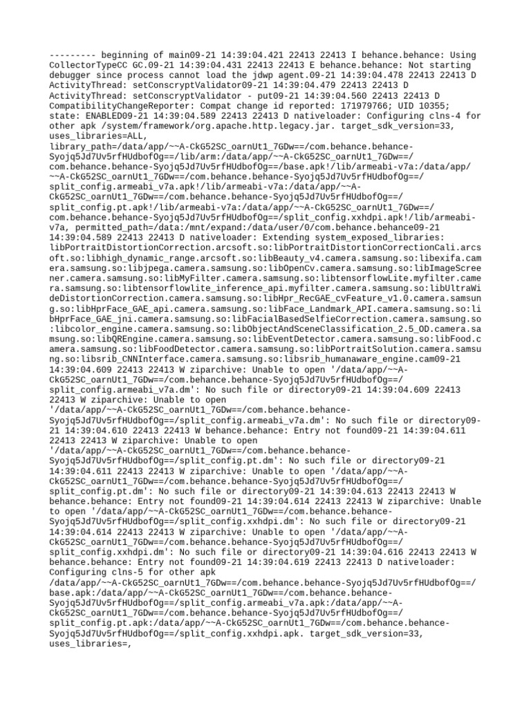 Behance Logs | PDF | Java (Programming Language) | Software