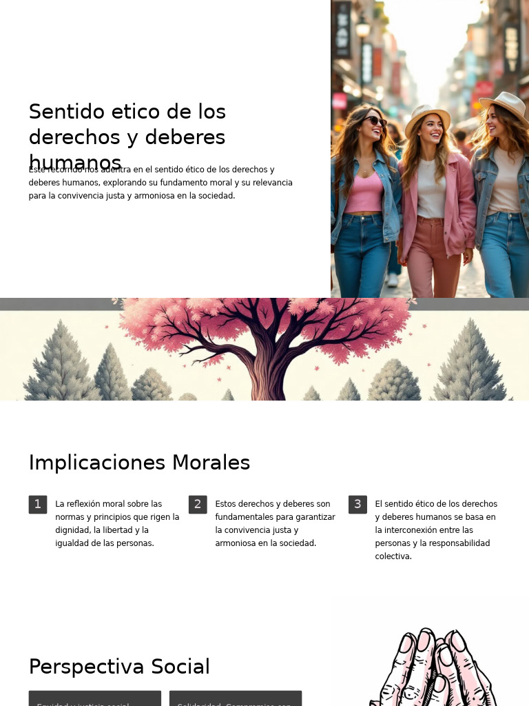 Derechos y Deberes Humanos Etica y Justicia Social | PDF | Derechos humanos | Justicia