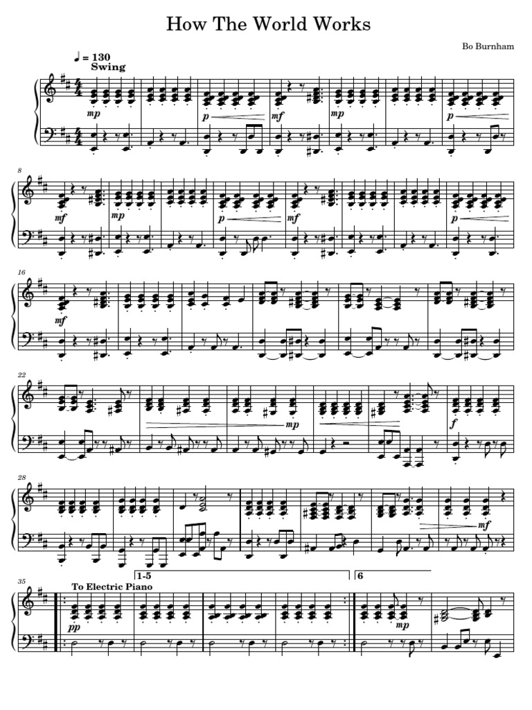 How The World Works Bo Burnham | PDF