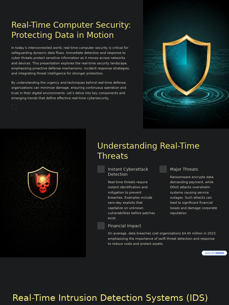 Real Time Computer Security Rudra | PDF | Security | Computer Security