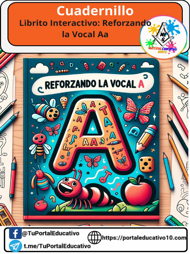 Librito Interactivo Reforzando La Vocal Aa Portaleducativo10 | PDF