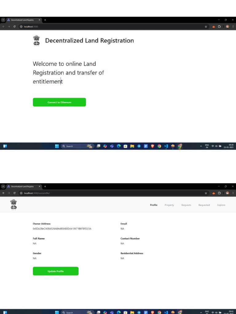 Online Land Registry Screenshots | PDF