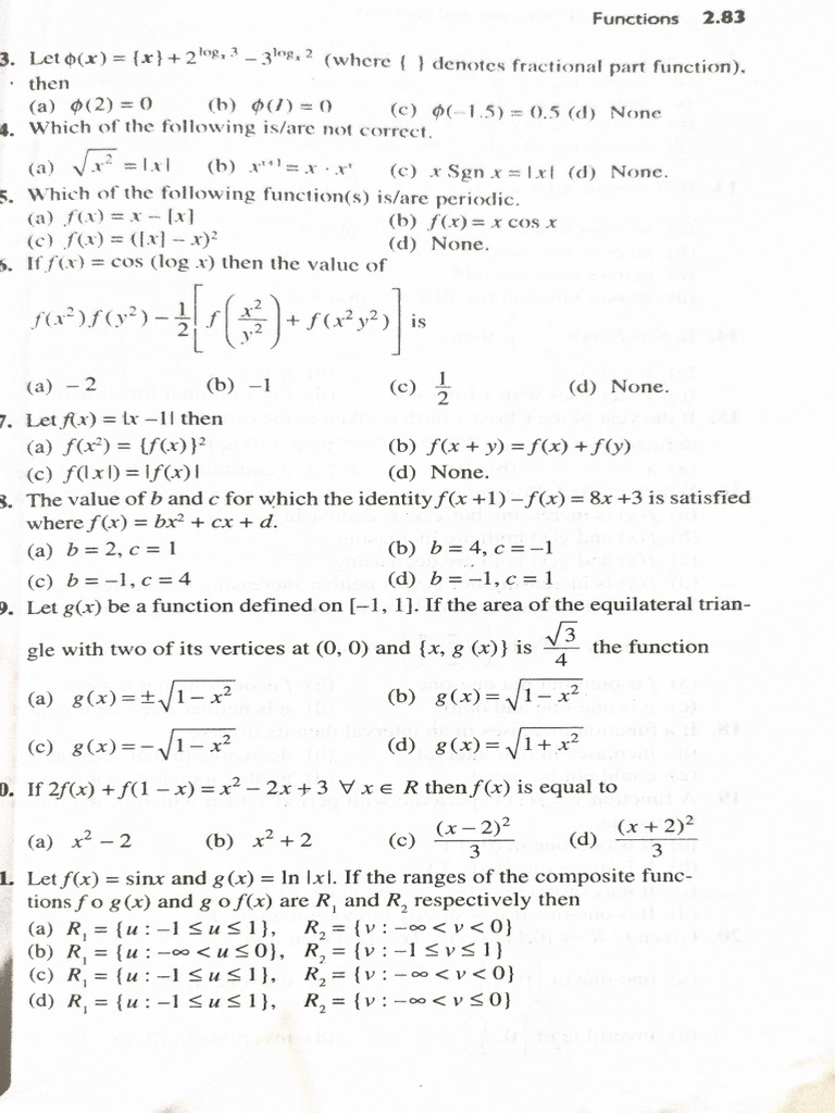 Objective Questions | PDF