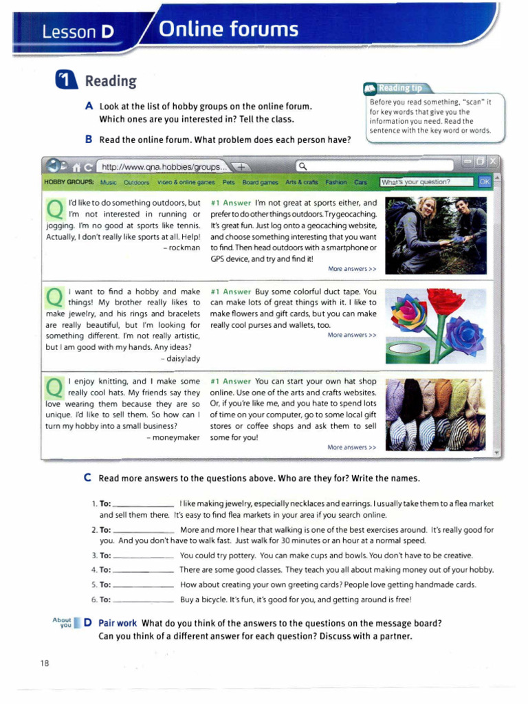 Exploring Online Hobby Groups | PDF