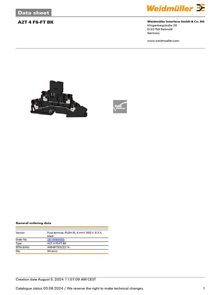 A2T 4 FS-FT BK en | PDF | Fuse (Electrical) | Electricity