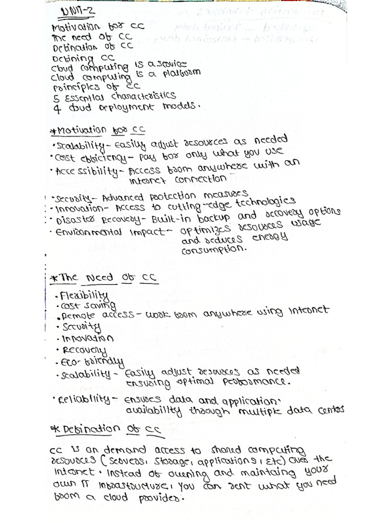 CC Unit 2 | PDF