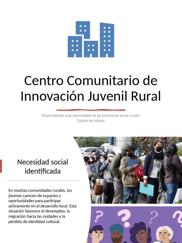 Presentación Centro Comunitario Juvenil Rural | PDF