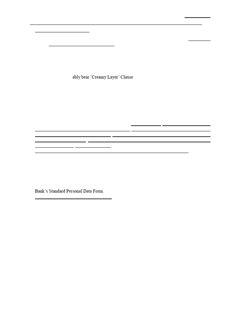 Joining Requirements for SWO-A in Bank | PDF