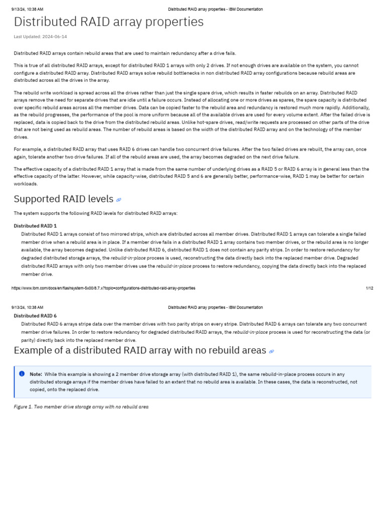 Properties of Distributed RAID Arrays | PDF | Usb Flash Drive | Flash ...