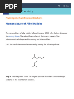 Naming Thiols and Sulfides Guide | PDF | Thiol | Sulfide