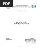 Reglas ortográficas: mb, mp, nv y nf | PDF