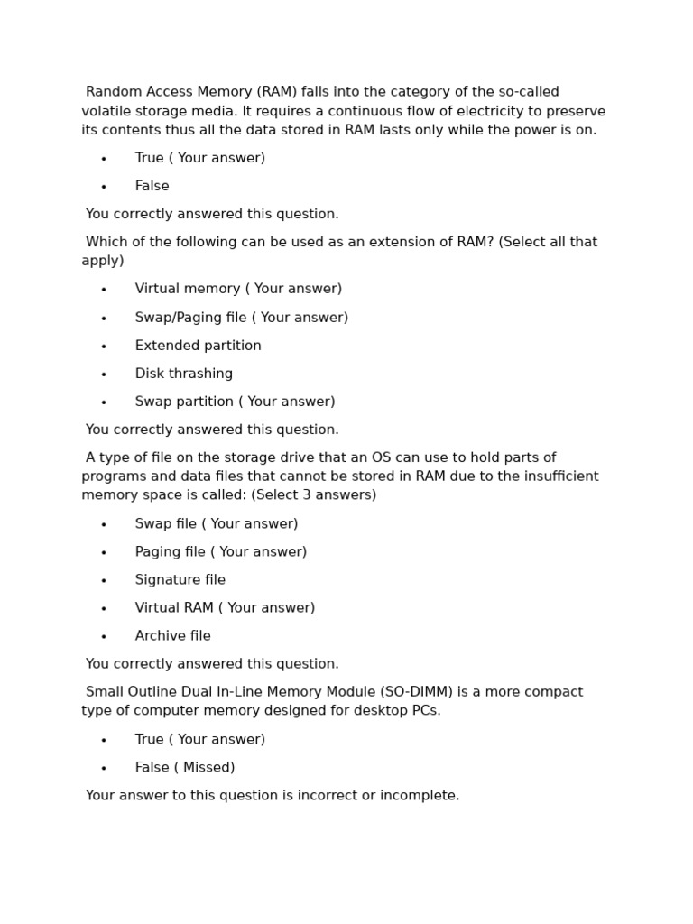 Understanding RAM and SDRAM Features | PDF | Random Access Memory ...