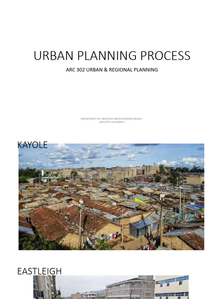 Urban Planning Process | PDF