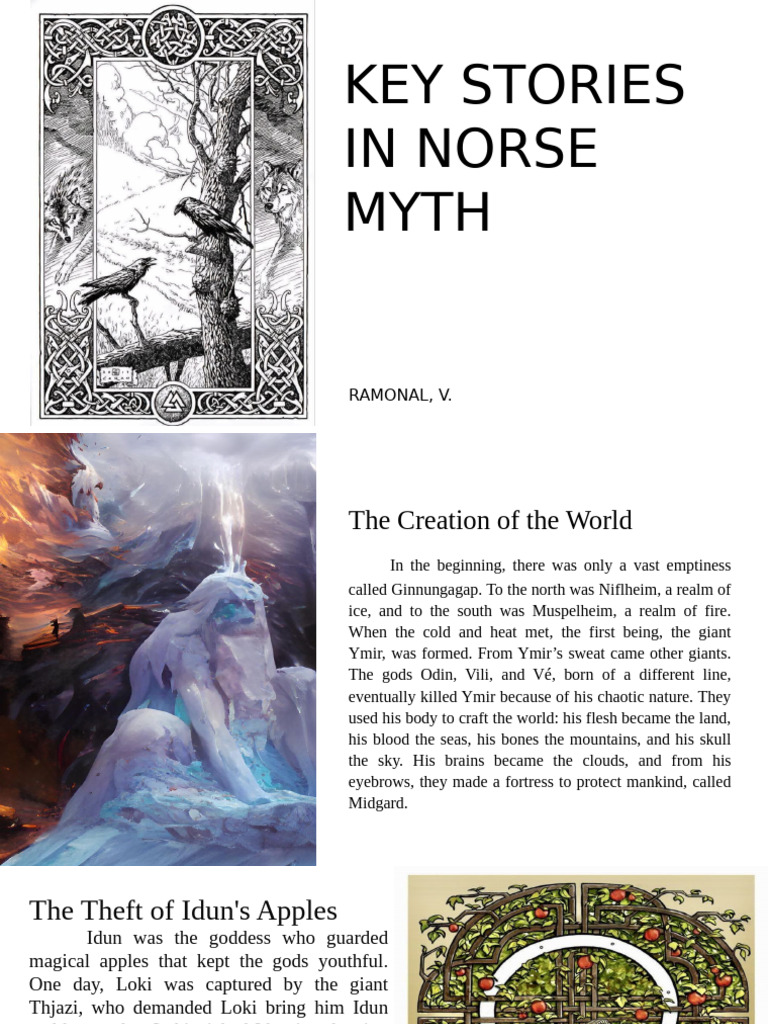 Norse Myth Key Stories | PDF | Loki | Germanic Mythology