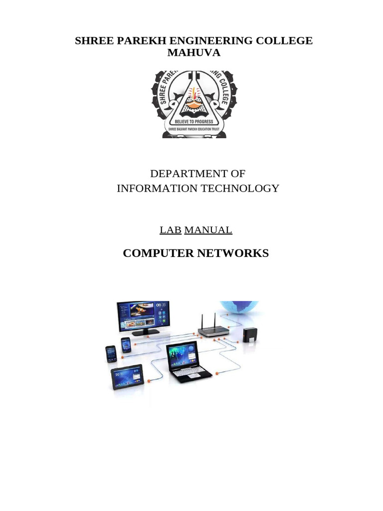 Copy of Computer Networks Lab Manual final | PDF | Coaxial Cable | Computer Network