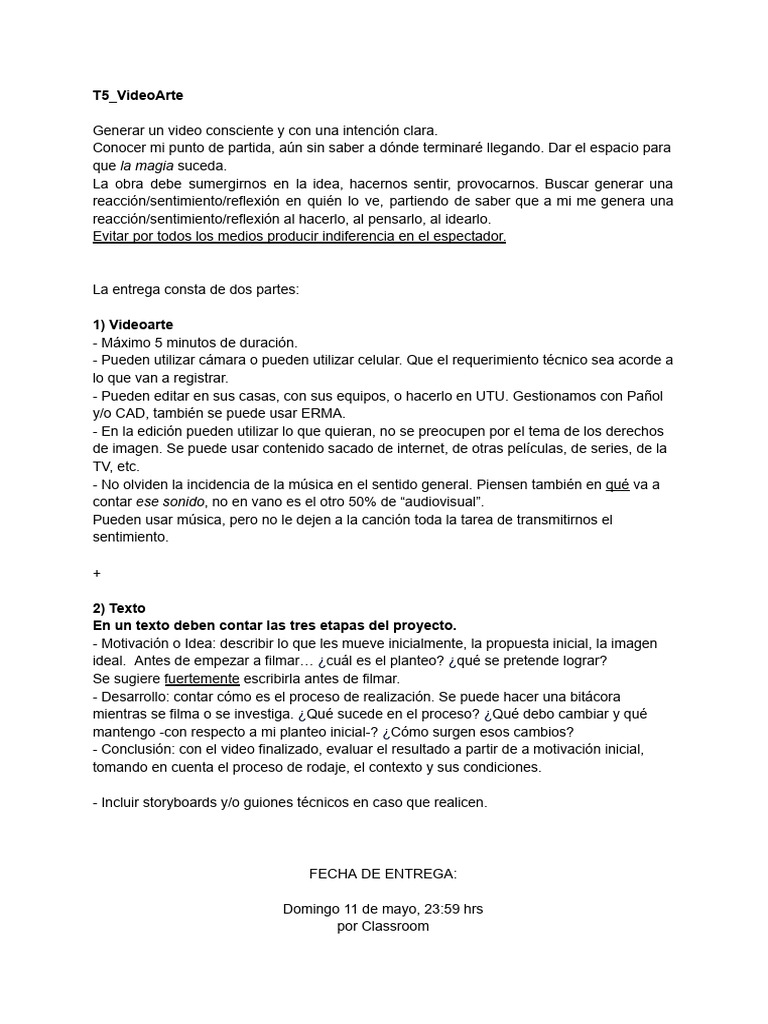 Sofia Avalos - T5 - ViDeoaRTe - 2025 | PDF