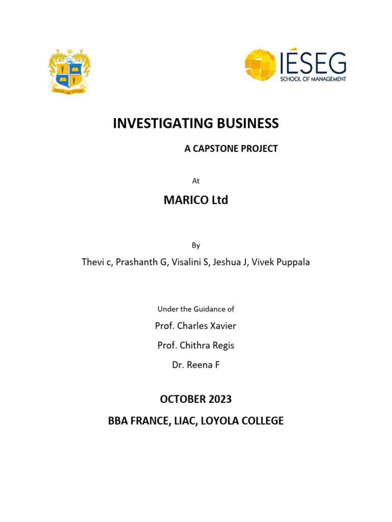 Capstone Final | PDF