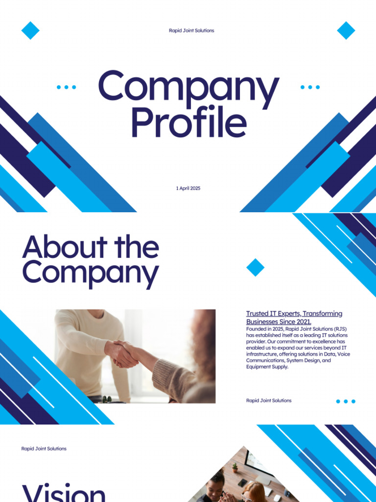 RJS Company Profile Presentation | PDF