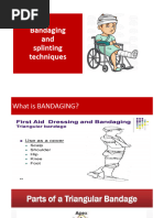 Bandaging and Splinting Technique | PDF | Musculoskeletal System ...