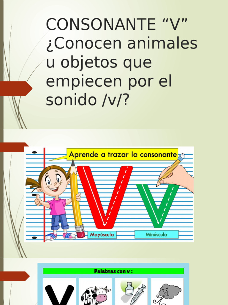 Consonante V - Uso de B-V | PDF