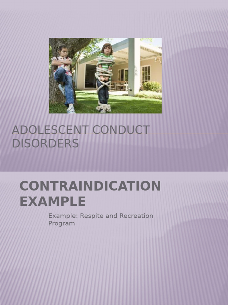Adolescent Conduct Disorders(1) (2) (1) | PDF | Mental Disorder | Anger