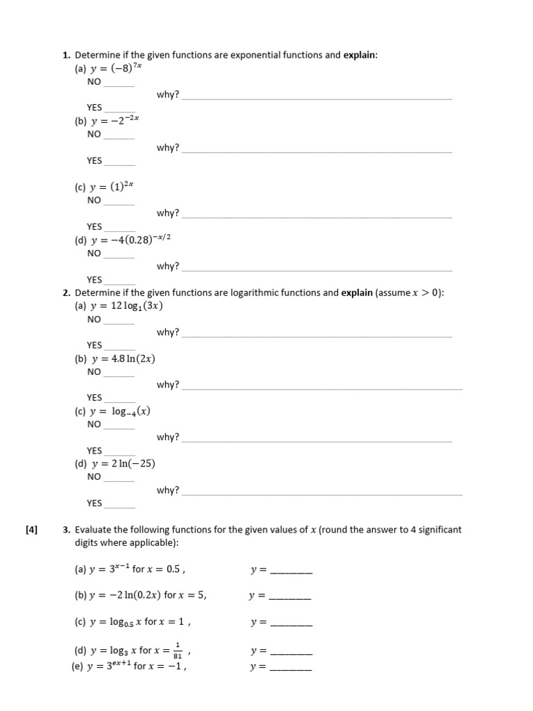 Practice Test Final Exam Pdf Logarithm Arithmetic