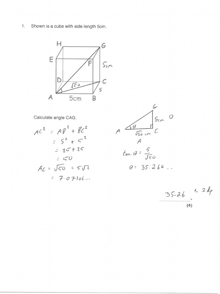 4 3d Trig Answers | PDF