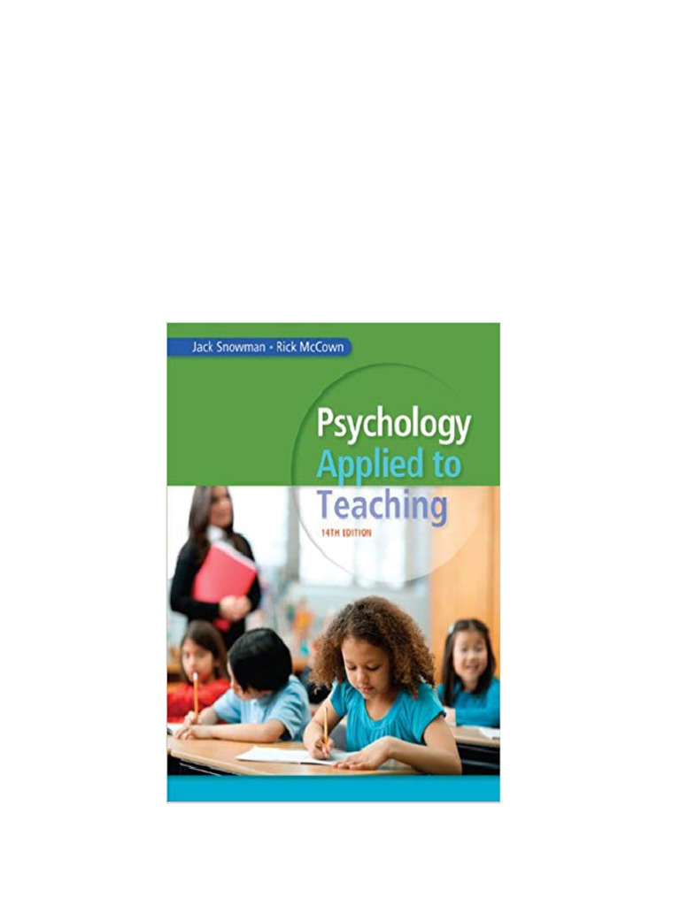 Psychology Applied To Teaching 14th Edition Download | PDF ...