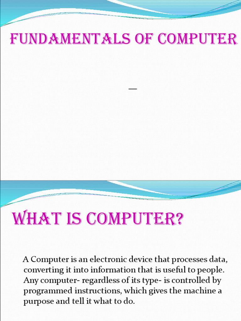 Computer Fundamentals Unit | PDF | Printer (Computing) | Computer Data Storage