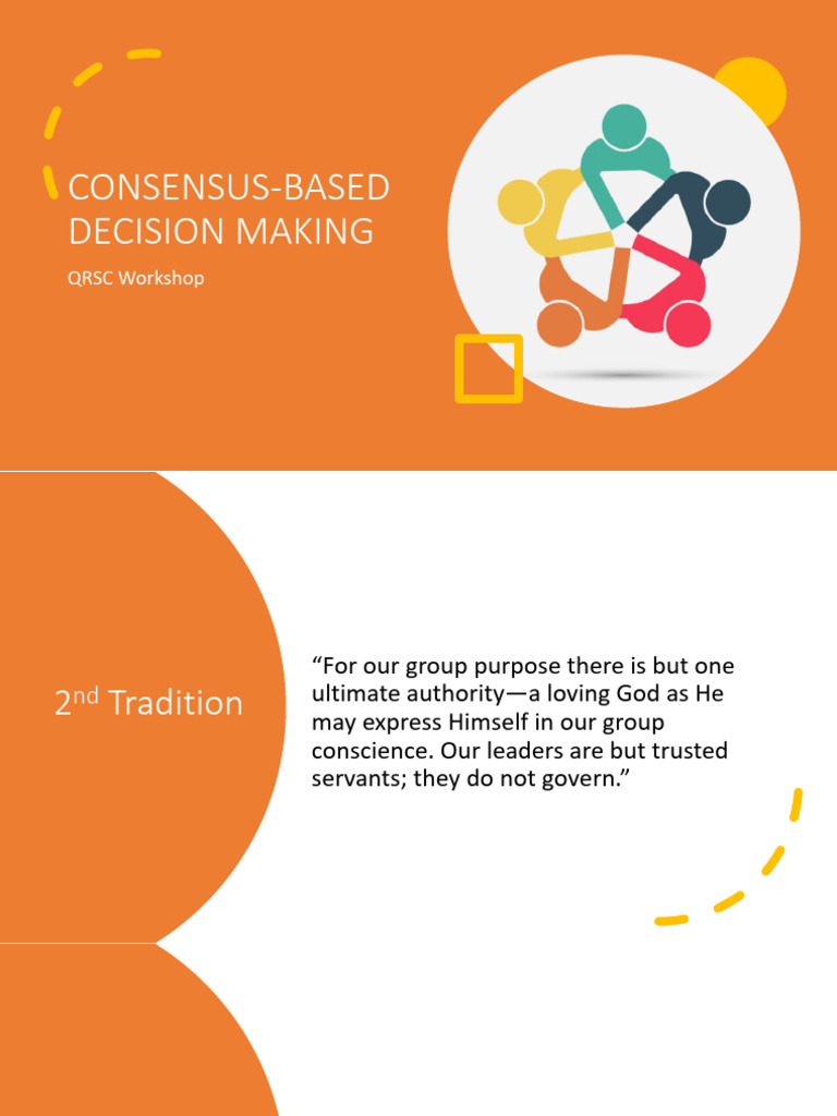 Consensus Workshop Quebec Region 2021 | PDF | Consensus Decision Making | Conscience