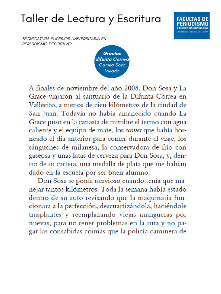 Gracias Difunta Correa Camila Sosa Villada Compressed | PDF