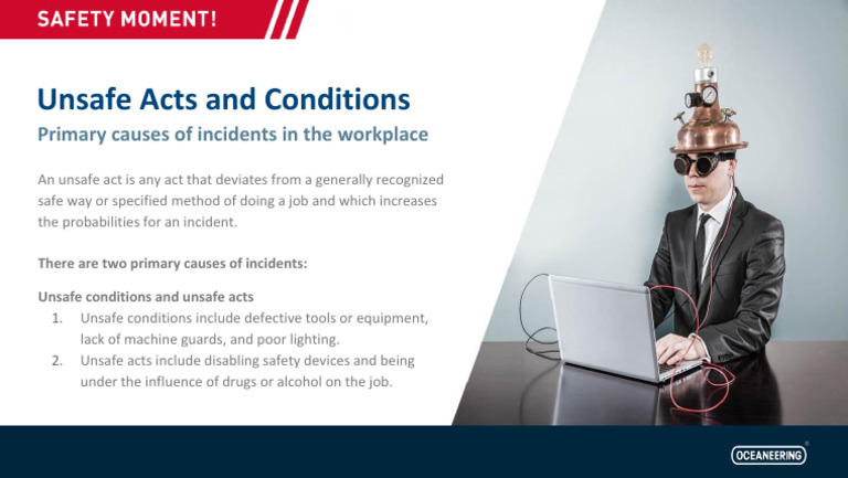 Unsafe Acts and Conditions | PDF