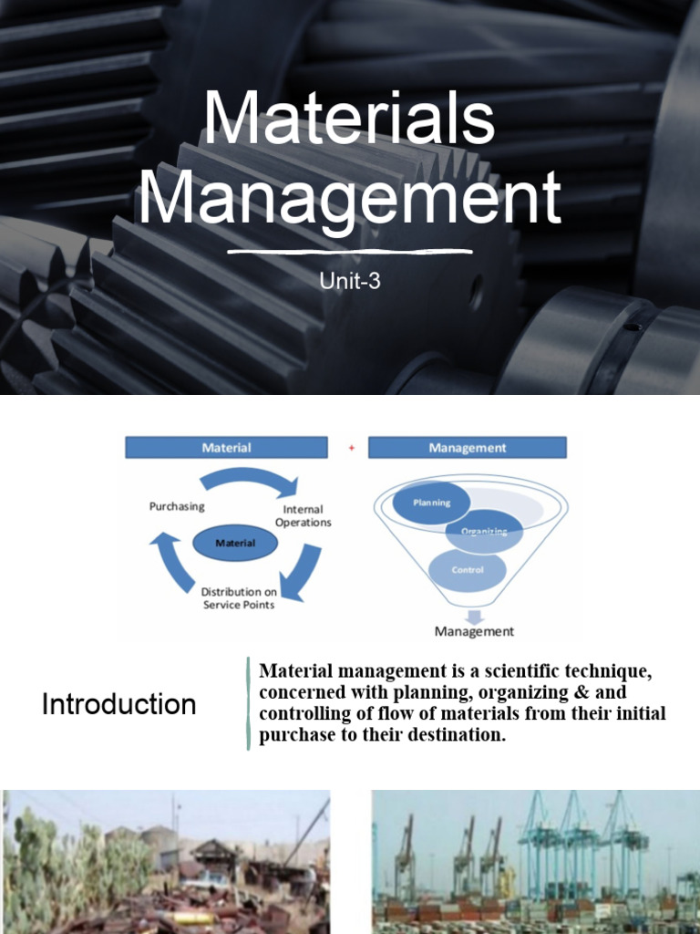 Understanding Materials Management Basics | PDF | Inventory | Supply Chain