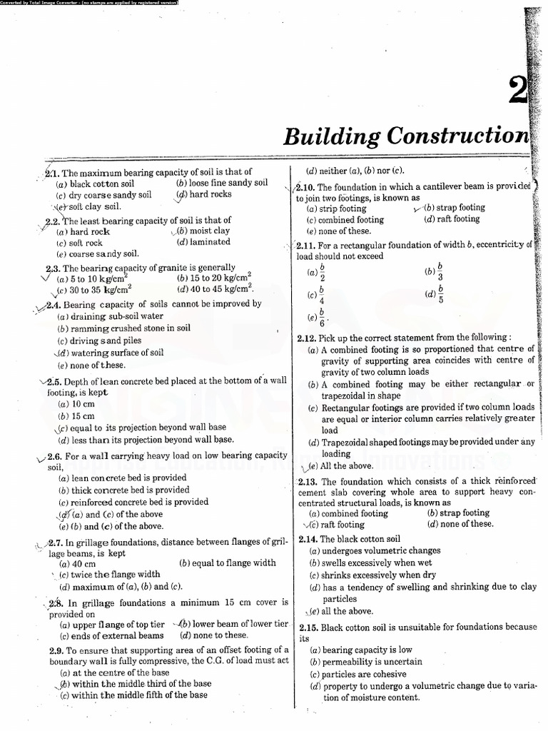 Building Construction | PDF