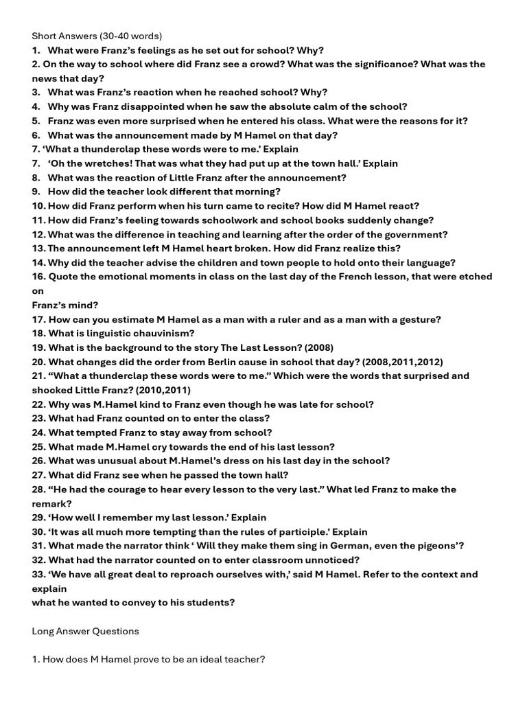 English Class 12 Extra Questionssssss 12 | PDF