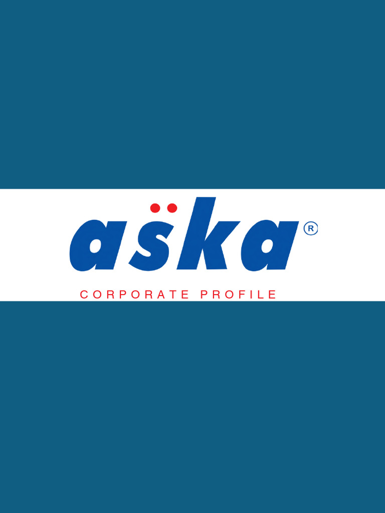 Aska Group Corporate Profile | PDF | Automation | Internet Of Things