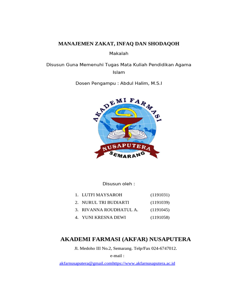 Zakat, Infaq Dan Shodaqoh | PDF