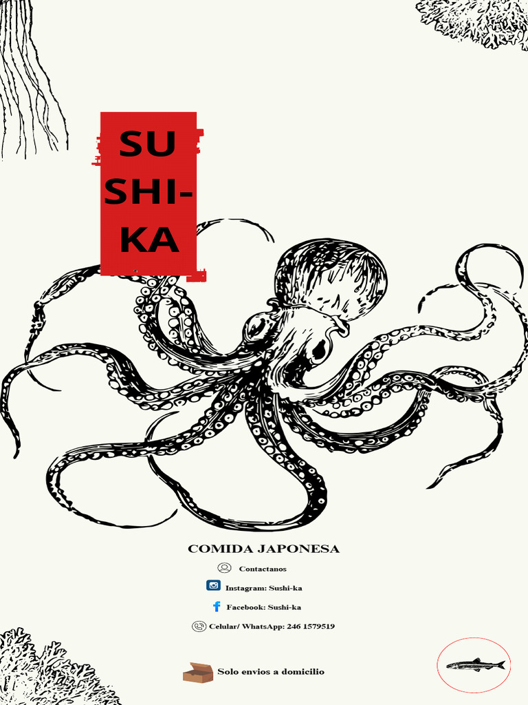 Menú SUSHI-KA (2) | PDF | Alimentos | Cocina