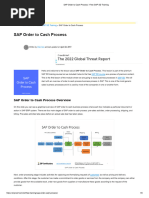 SAP-Order To Cash (OTC) Process - 1 | PDF | Receipt | Invoice