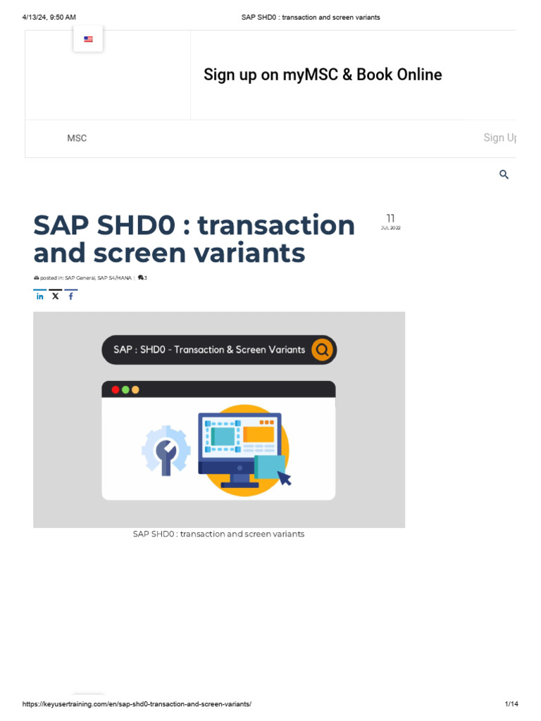 SAP SHD0 - Transaction and Screen Variants | PDF | Software Engineering | Computer Engineering