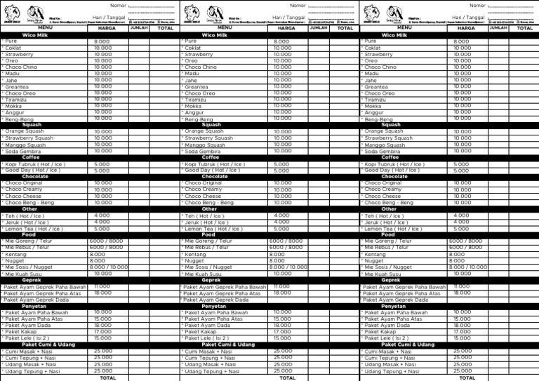 Nota A4 | PDF | Coffee | Caffeinated Drinks