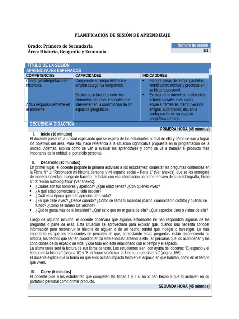 Hge1-U1-Sesion 01 | PDF