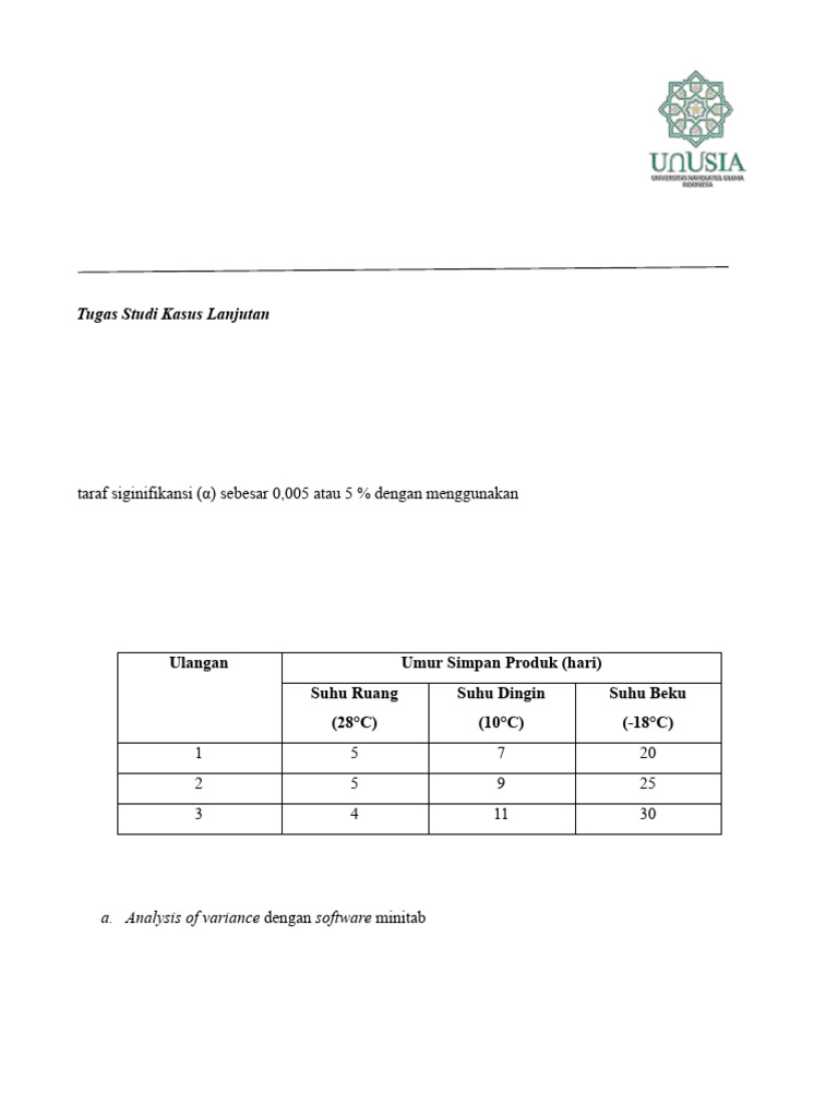 Laporan RAK Dan RAL Lingga | PDF