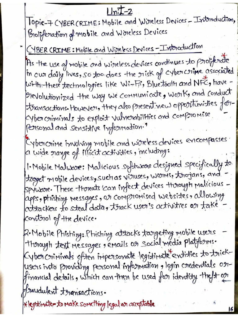 Cyber Security Notes, Unit-2 | PDF